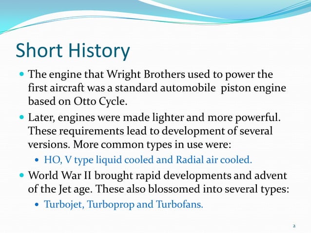 Aircraft Gas Turbine Engines | PPTX | Automotive