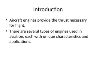 Aircraft_Engine_Types.pptxdfghjklkjhgfdsdfghjkl; | PPTX