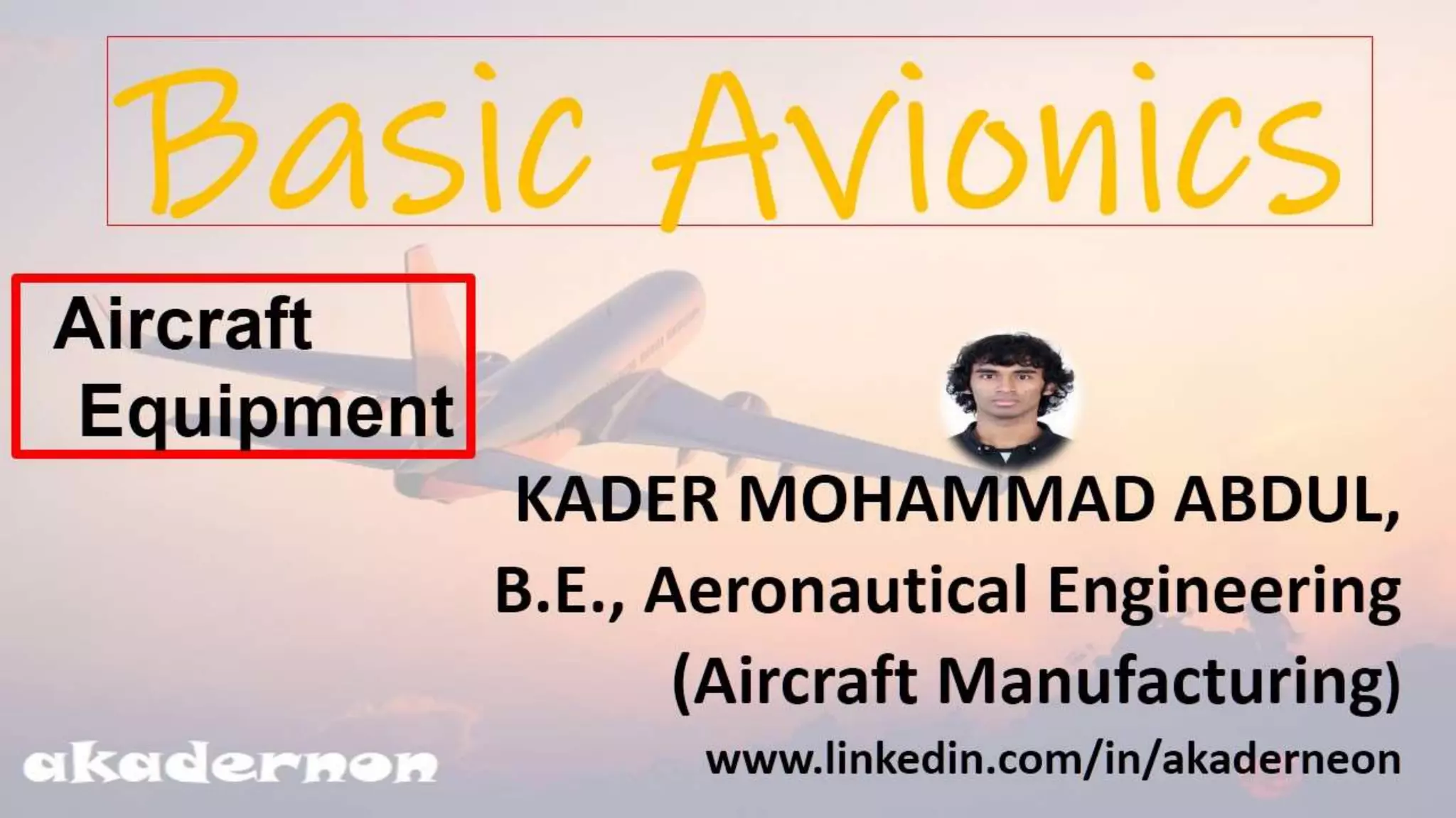 Basic Avionics | Aircraft Equipment ch-8 | PPT