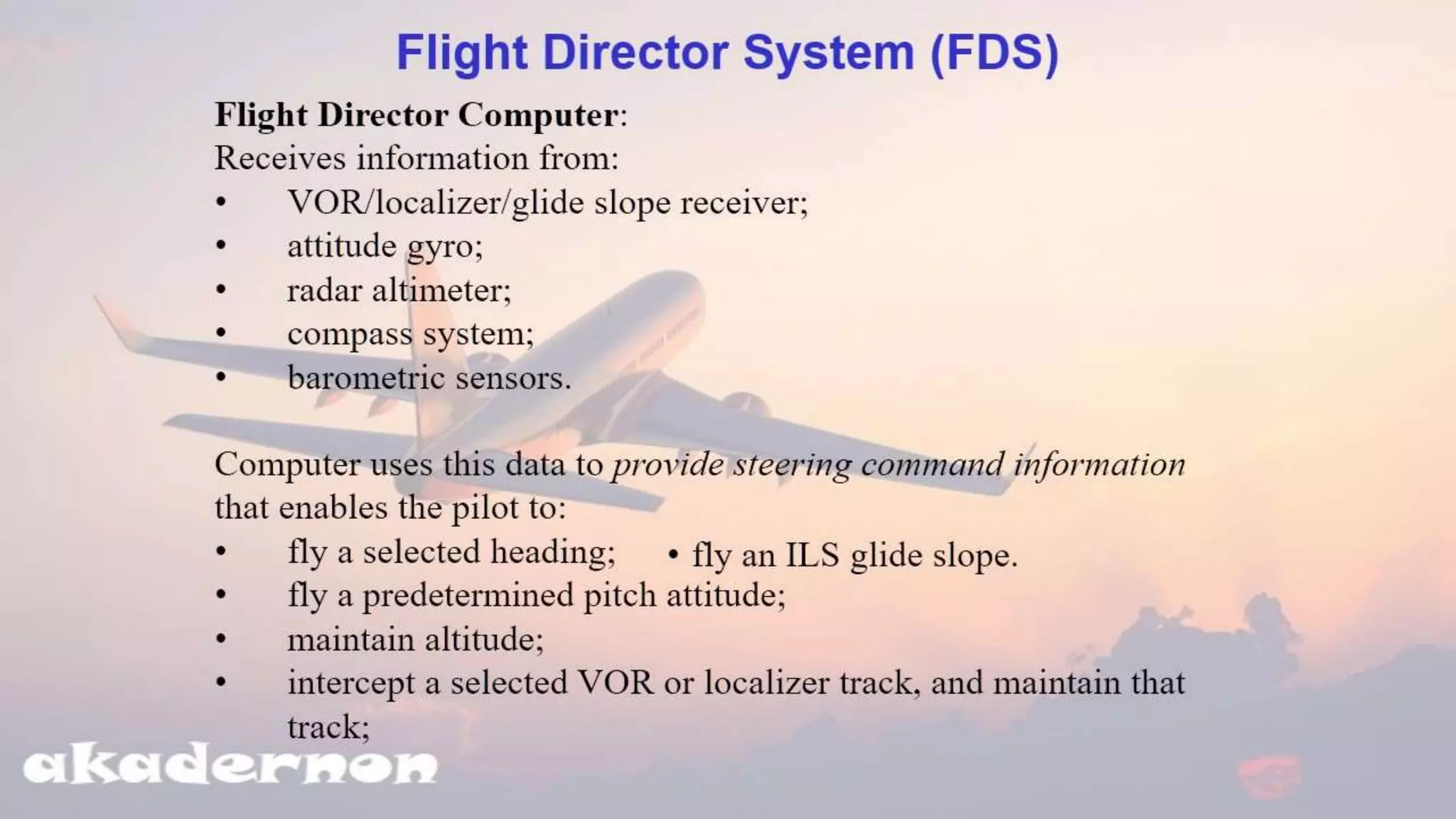 Basic Avionics | Aircraft Equipment ch-8 | PPT