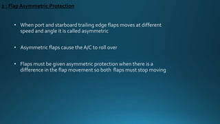 Aircraft flap system | PPTX