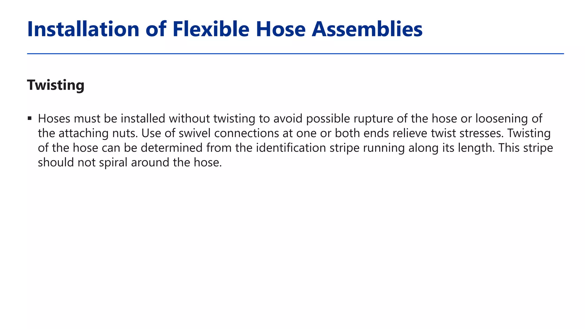 Aircraft fluid lines and fittings - Flexible hose | PDF