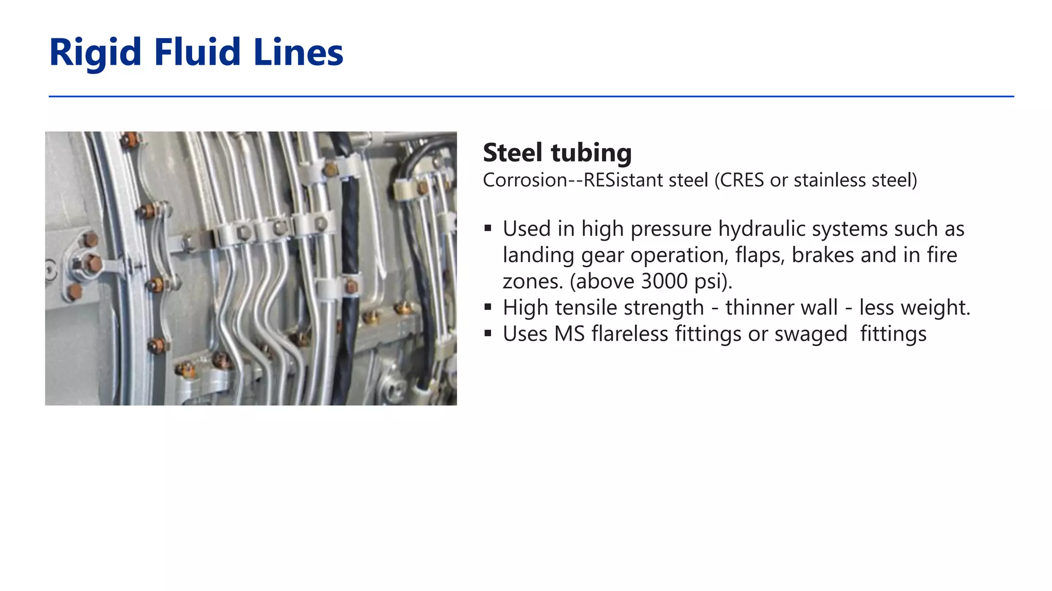 Aircraft fluid lines and fittings - Rigid tubing | PDF