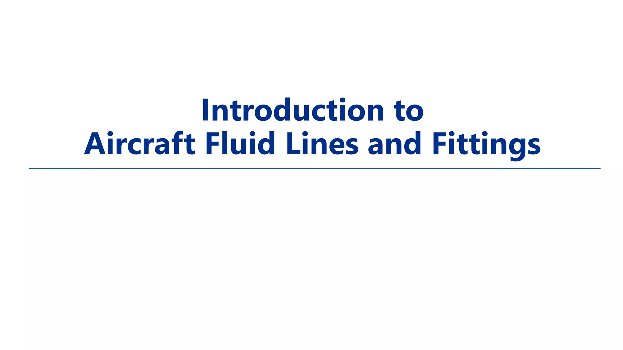 Aircraft fluid lines and fittings - Rigid tubing | PDF