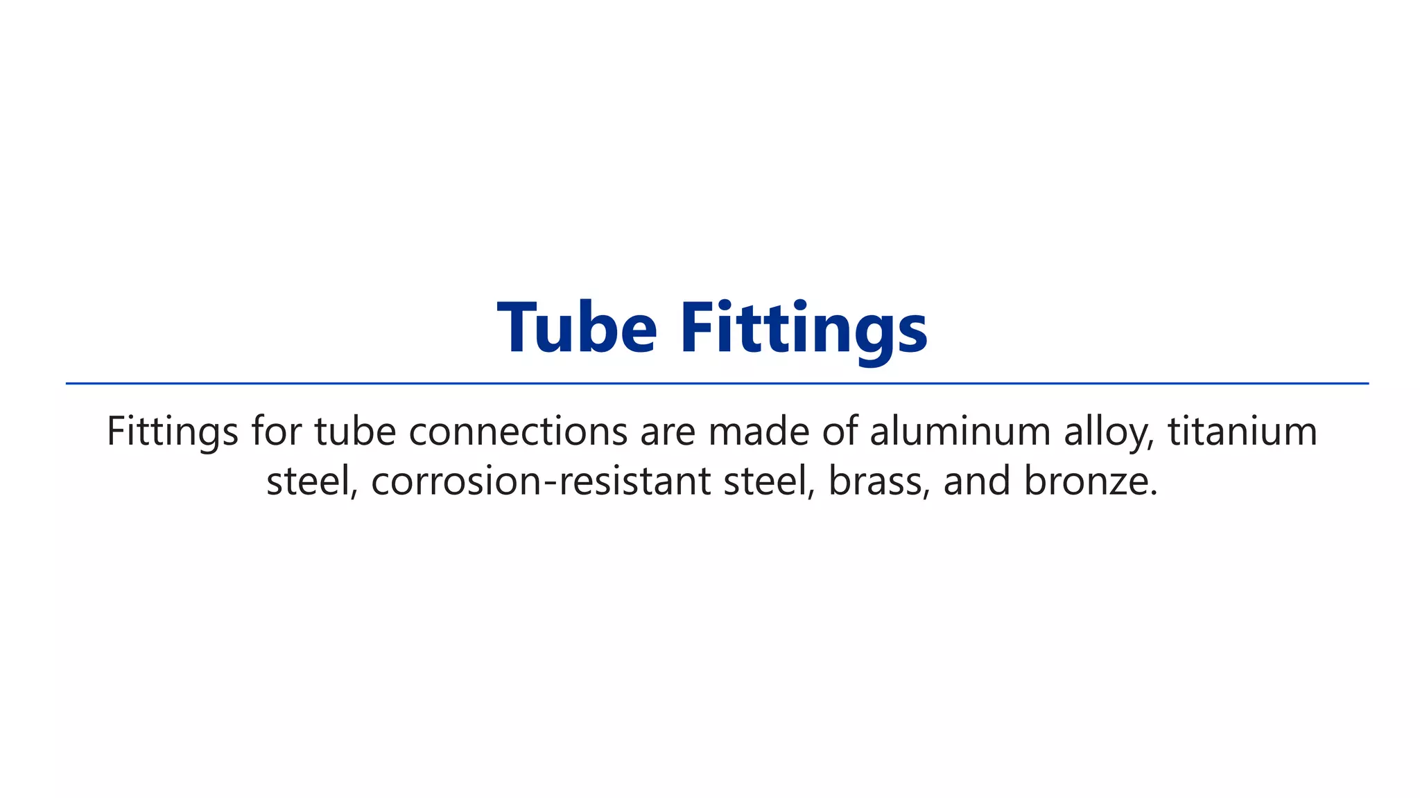 Aircraft fluid lines and fittings - Rigid tubing | PDF