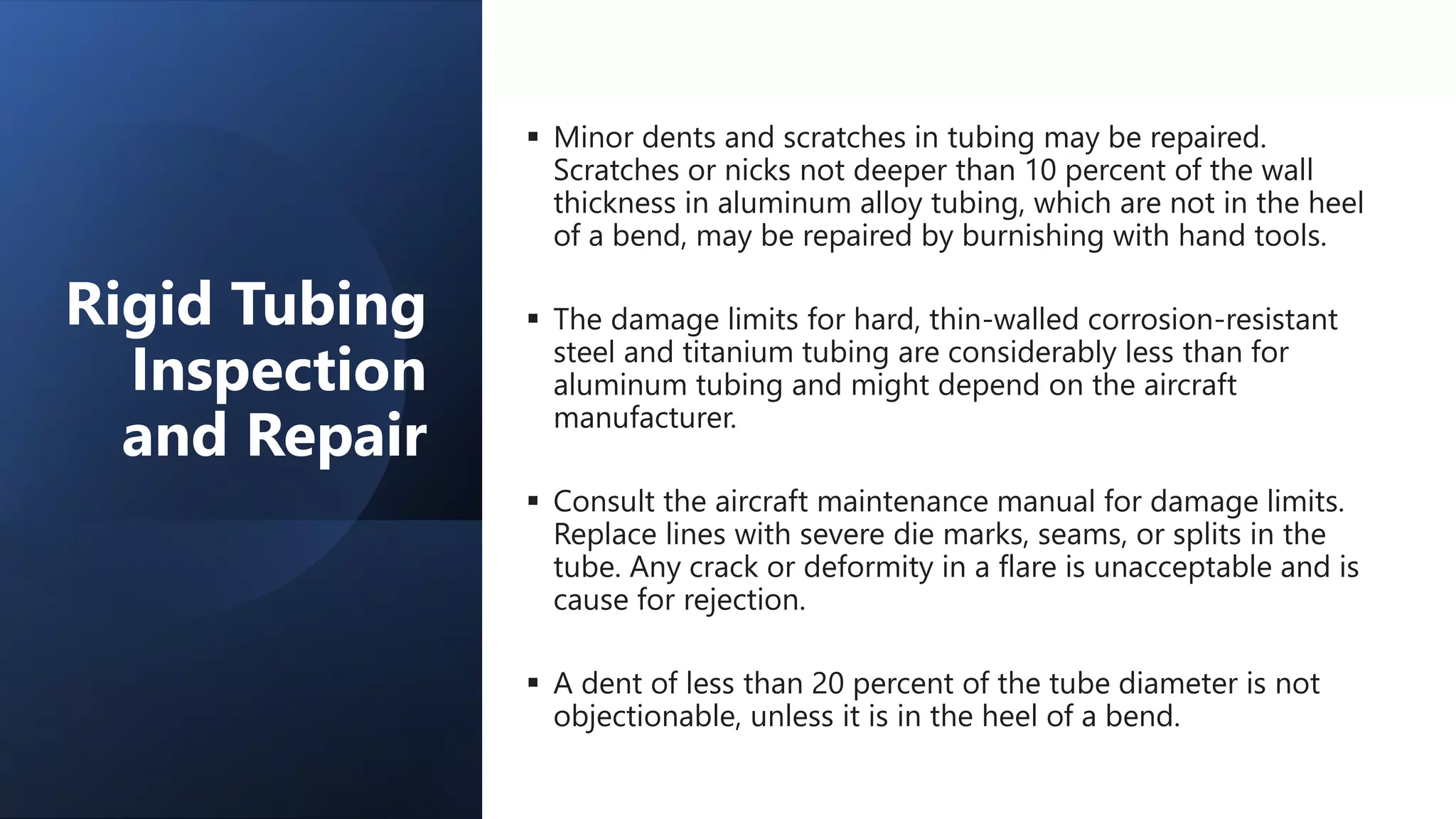 Aircraft fluid lines and fittings - Rigid tubing | PDF