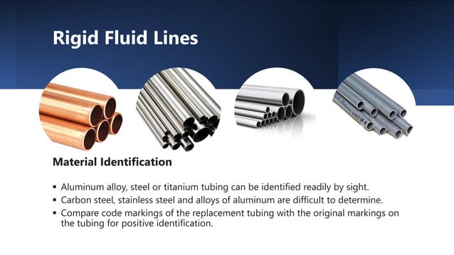 Aircraft fluid lines and fittings - Rigid tubing | PDF
