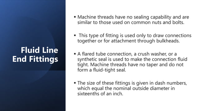Aircraft fluid lines and fittings - Rigid tubing | PDF