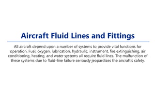 Aircraft fluid lines and fittings - Rigid tubing | PDF