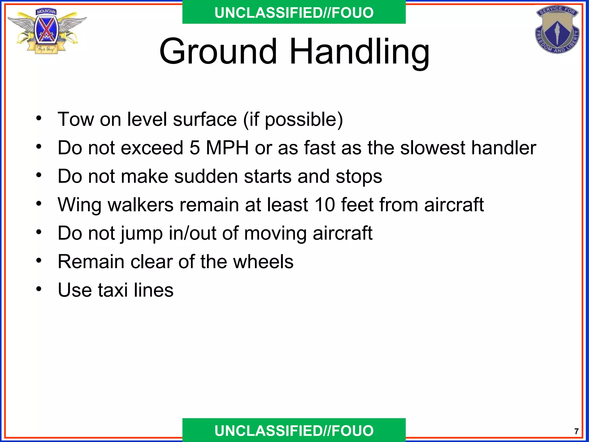 Aircraft ground handling | PPT
