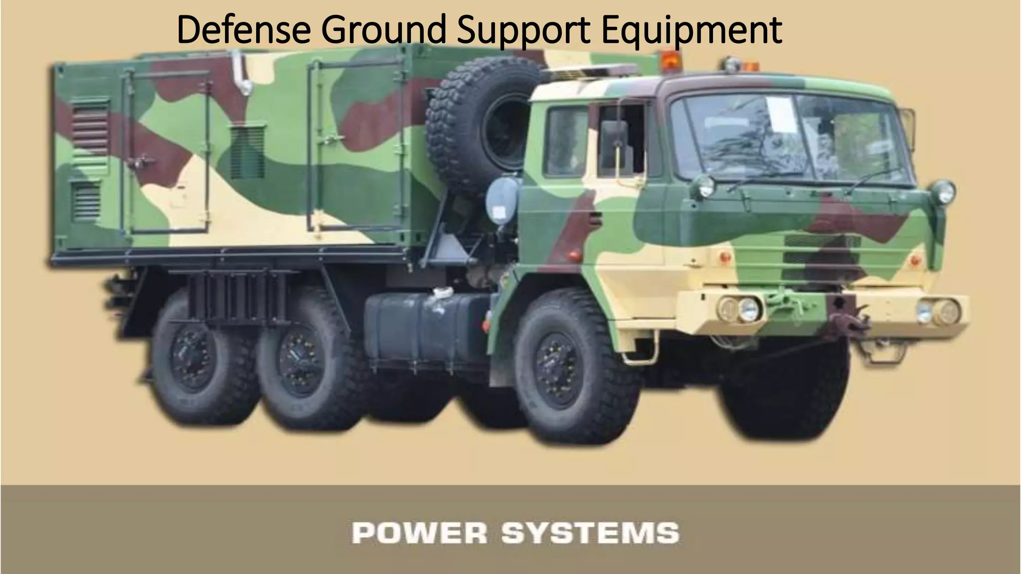 Aircraft Ground Support Equipment | PPTX