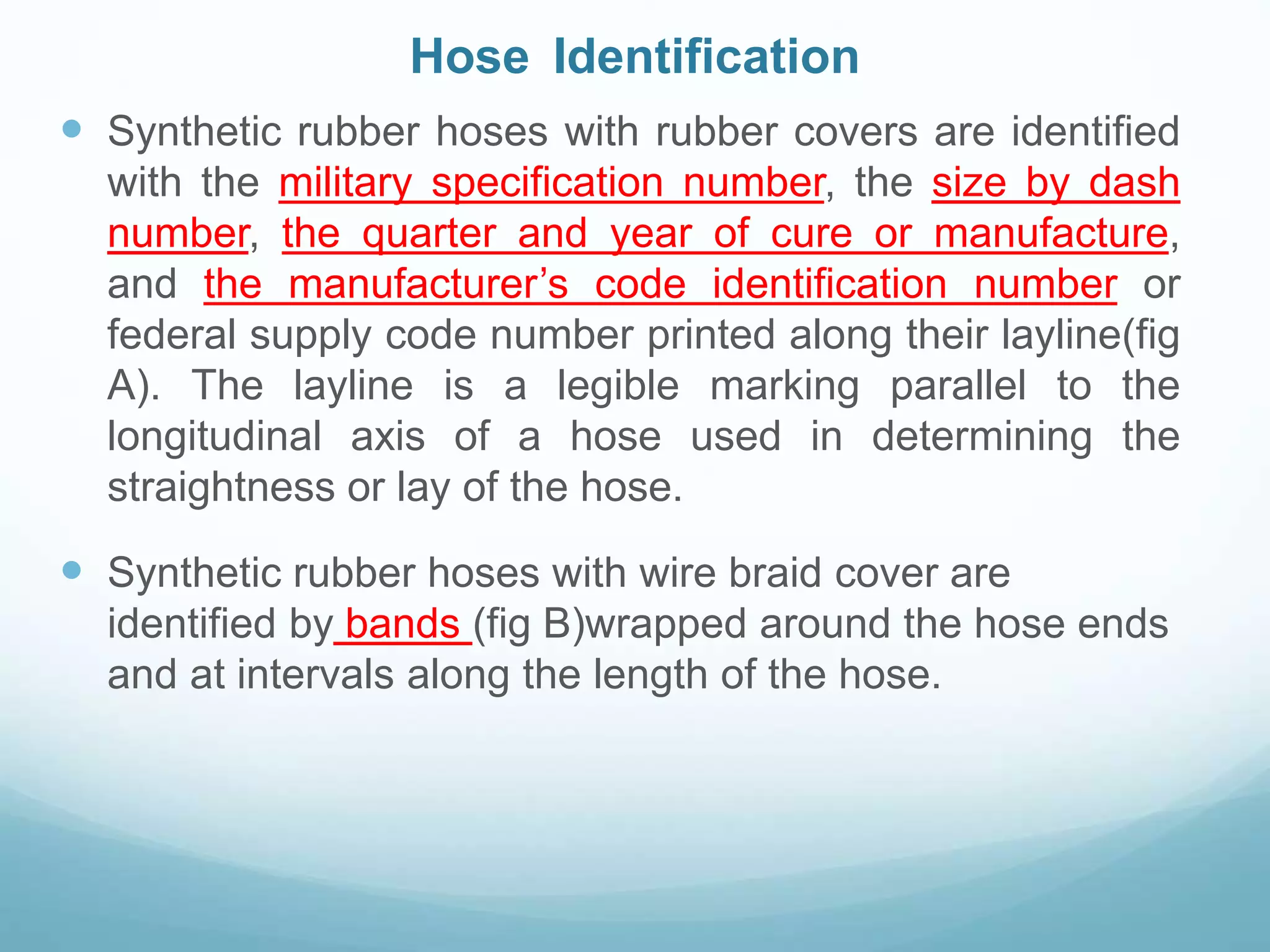 Aircraft hoses | PPTX
