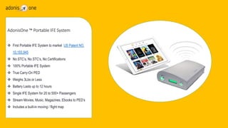 aircraft ife | AdonisOne | PPT