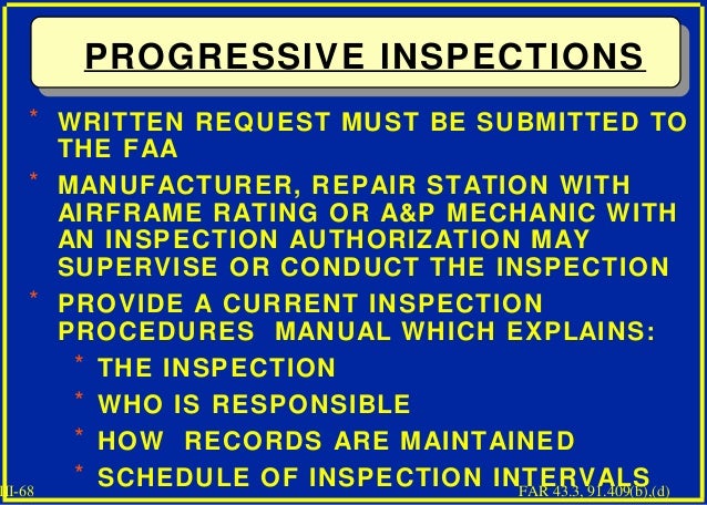 Aircraft inspections