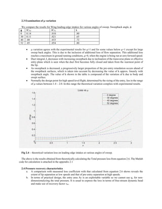 Aircraft intake aerodynamics | PDF