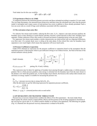 Aircraft intake aerodynamics | PDF