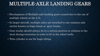 Aircraft landing gear | PPTX