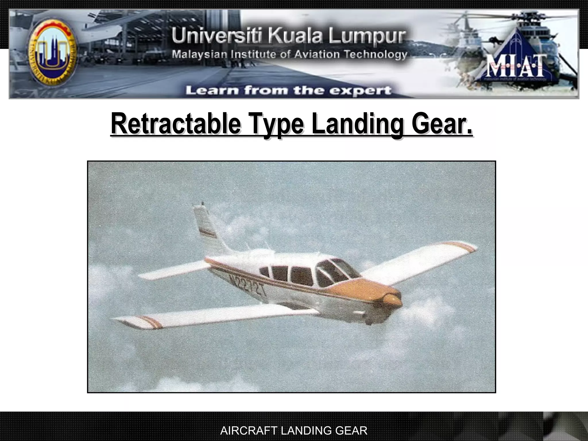 LANDING GEAR FOR AIRCRAFT | PPT