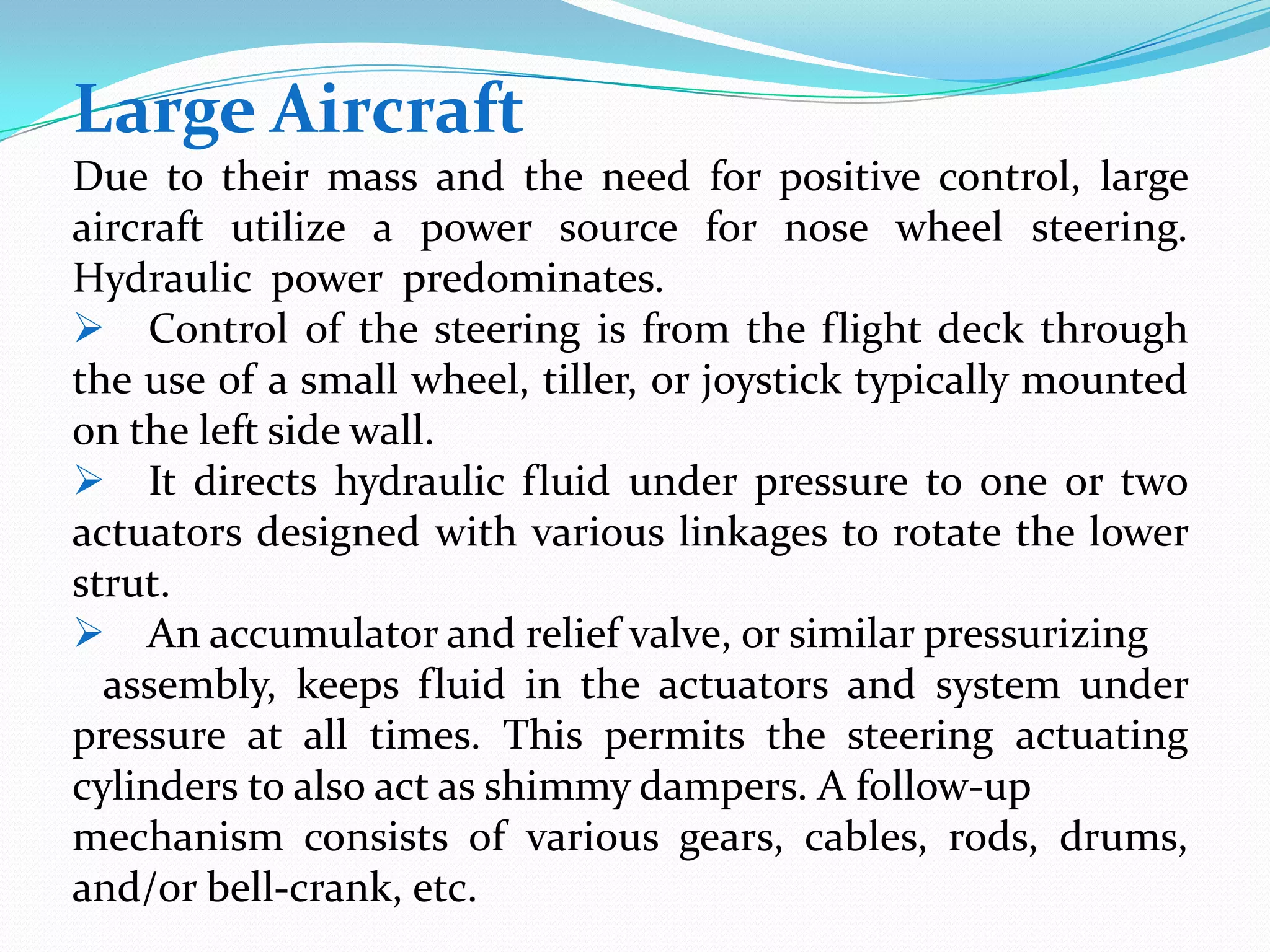 Aircraft landing gear system | PPTX