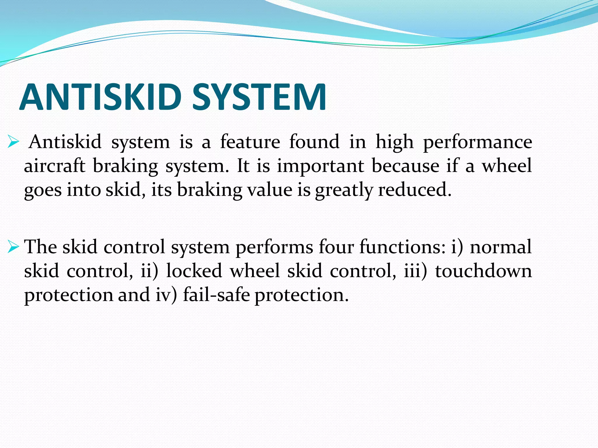 Aircraft landing gear system | PPTX