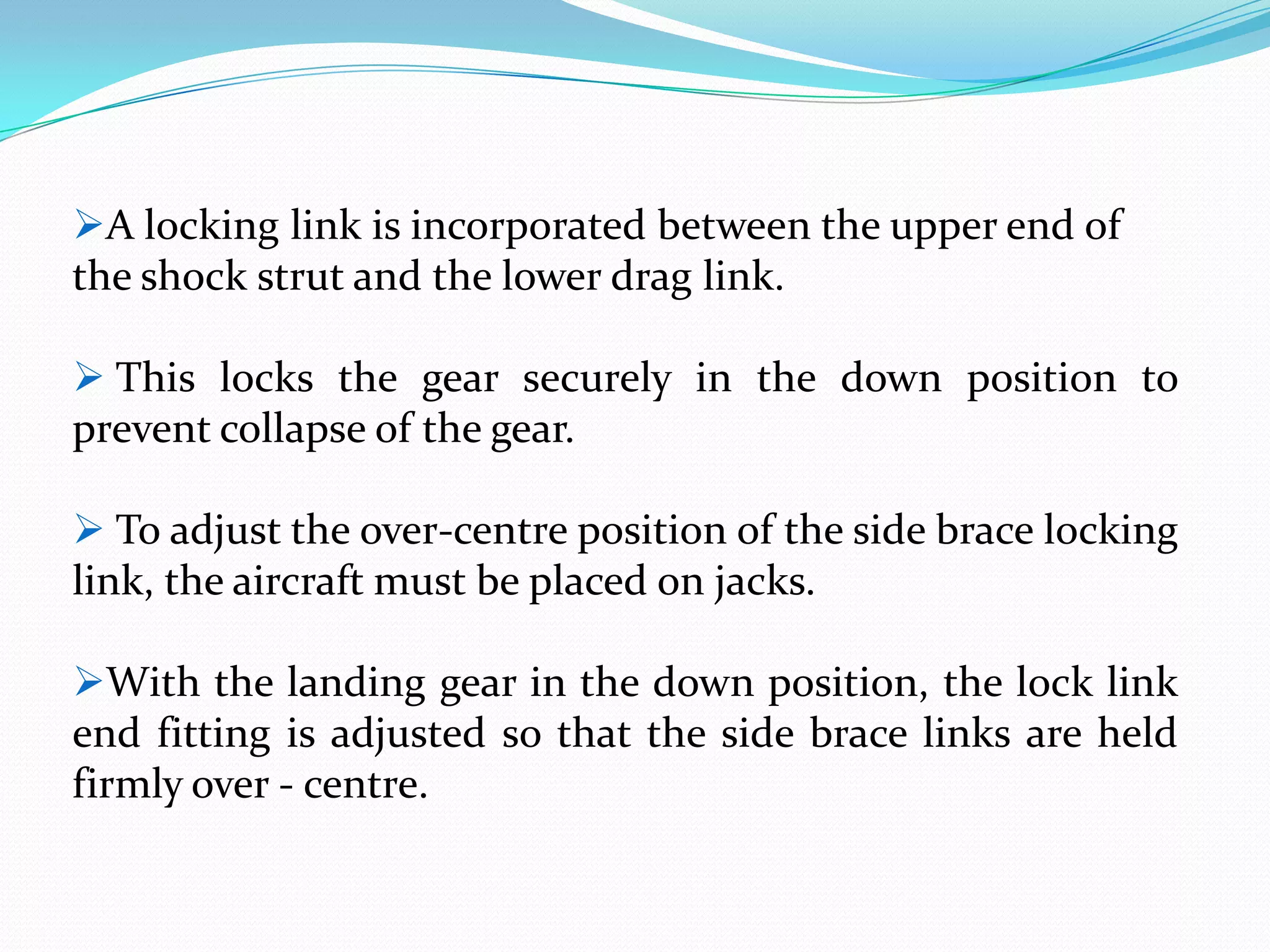 Aircraft landing gear system | PPTX
