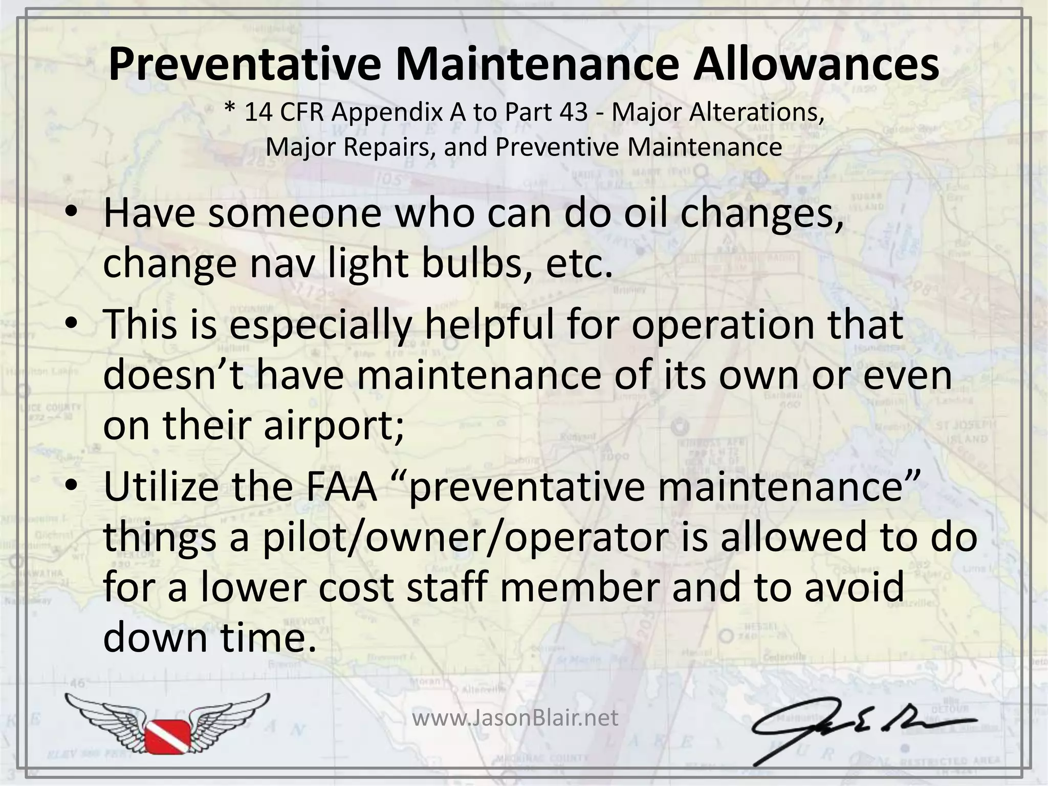 Aircraft mainteance best practices tips for flight training providers ...