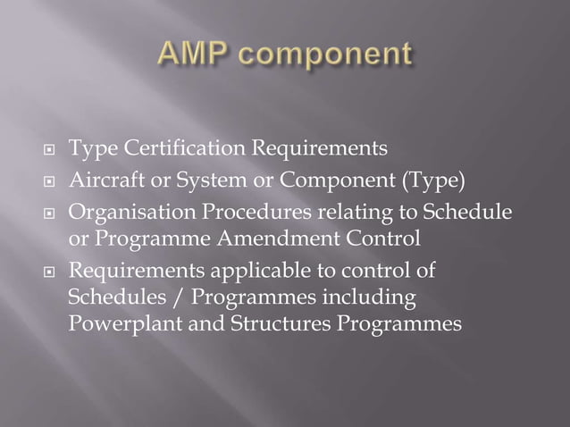 Aircraft Maintenance Programme aircraft-maintenance-programme