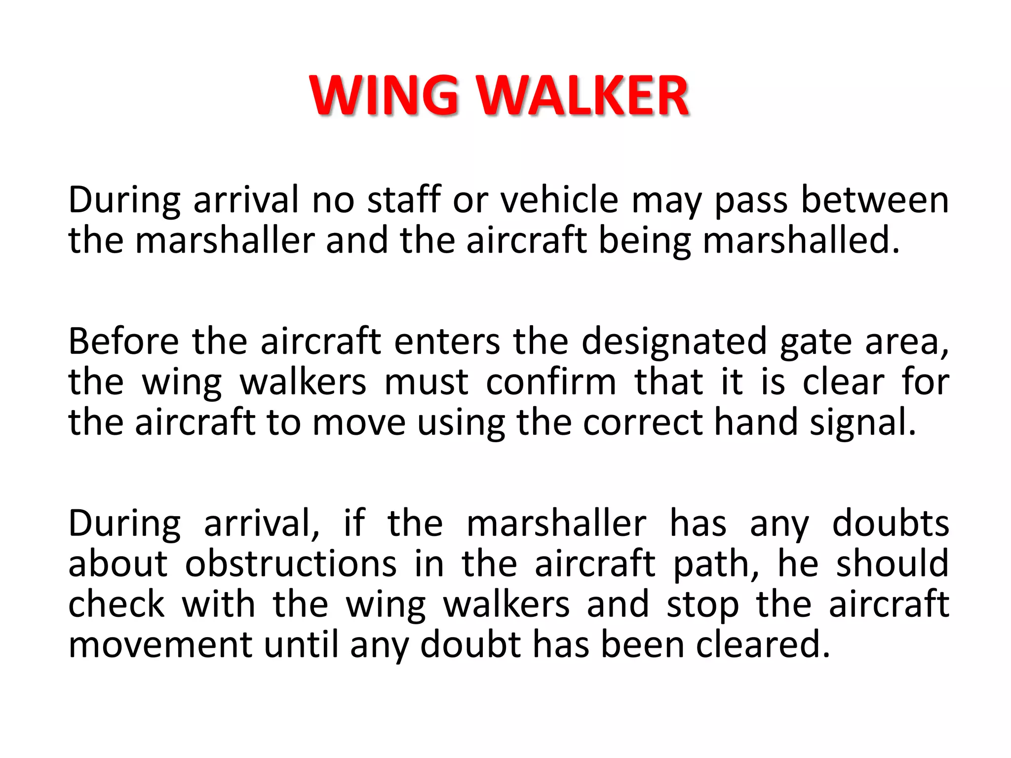 Aircraft marshalling | PPTX