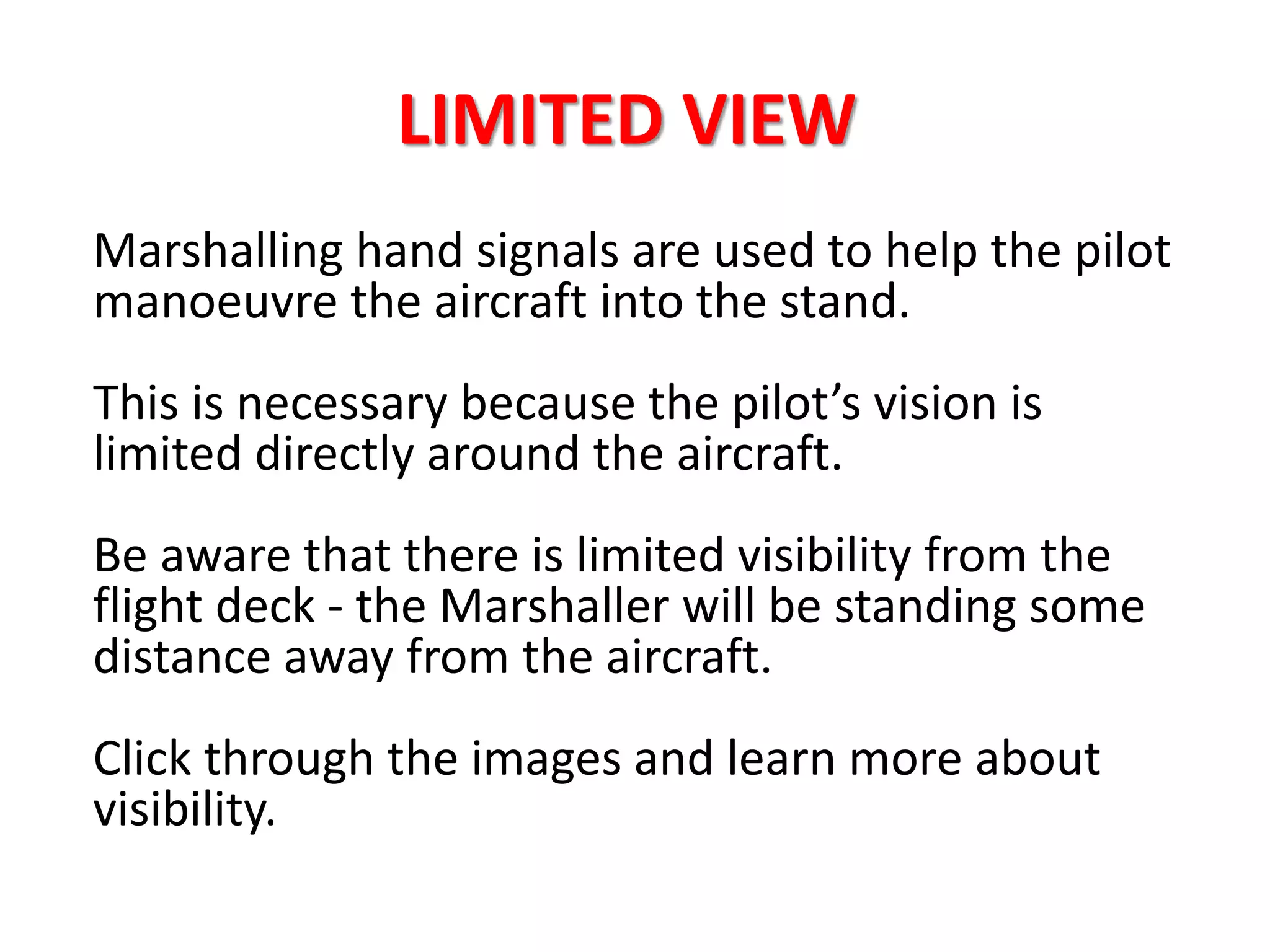 Aircraft marshalling | PPTX