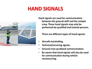 Aircraft marshalling | PPTX