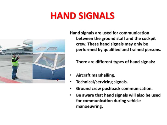 Aircraft marshalling | PPTX | Air Travel | Travel Type