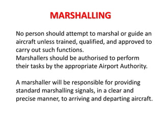 Aircraft marshalling | PPTX