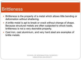 Aircraft materials lecture 1 | PPTX