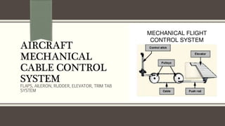 Aircraft mechanical cable control system | PPTX