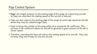 Aircraft mechanical cable control system | PPTX