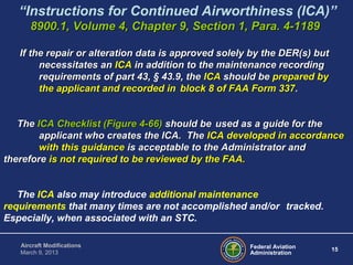 Aircraft modifications 3-9-2013 | PPT