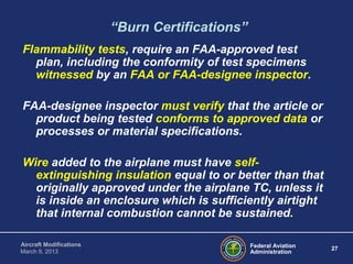 Aircraft modifications 3-9-2013 | PPT