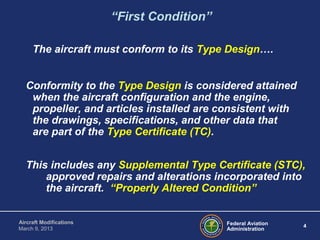 Aircraft modifications 3-9-2013 | PPT