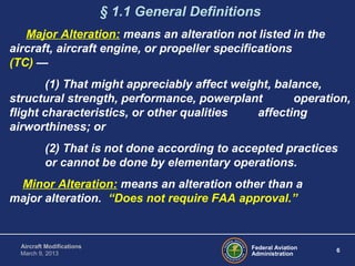 Aircraft modifications 3-9-2013 | PPT