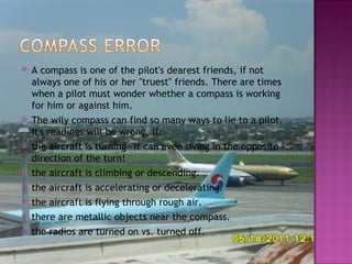 Aircraft navigation report | PPT