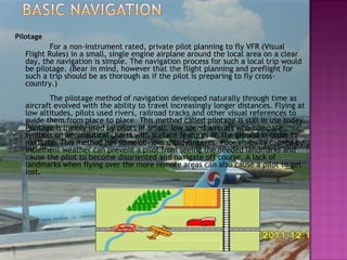 Aircraft navigation report | PPT