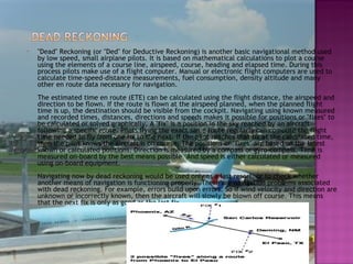 Aircraft navigation report | PPT