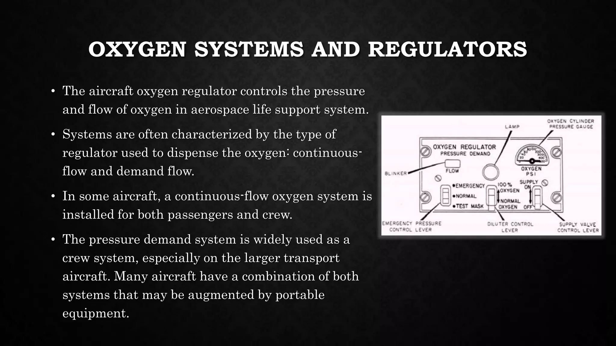 Aircraft Oxygen System | PPTX
