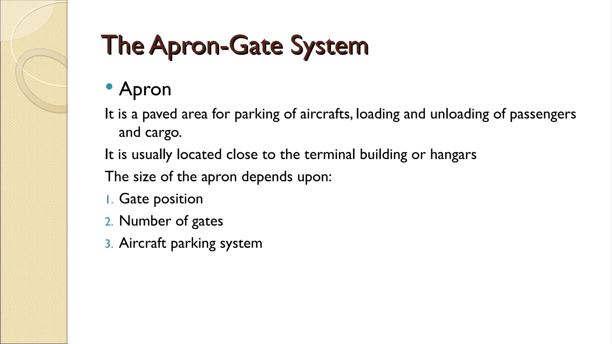 AIRCRAFT PARKING SYSTEM | PPT