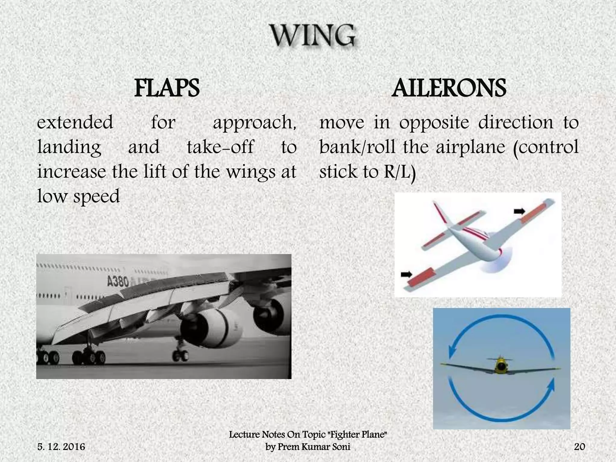 Aircraft parts | PPTX