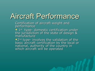 Aircraft performance | PPT