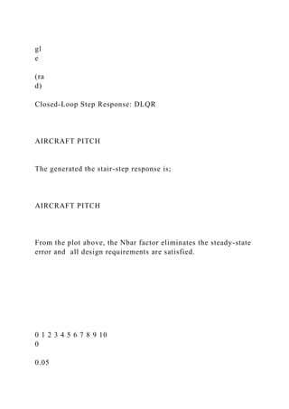 AIRCRAFT PITCH EECE 682 Computer Control Of Dynamic.docx