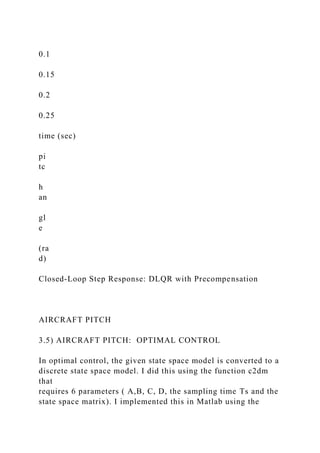 AIRCRAFT PITCH EECE 682 Computer Control Of Dynamic.docx