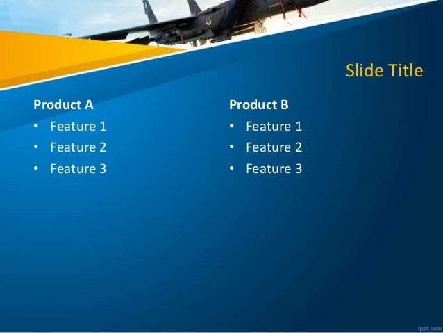 Aircraft PowerPoint Background and Template for Aviation Industry Pow…