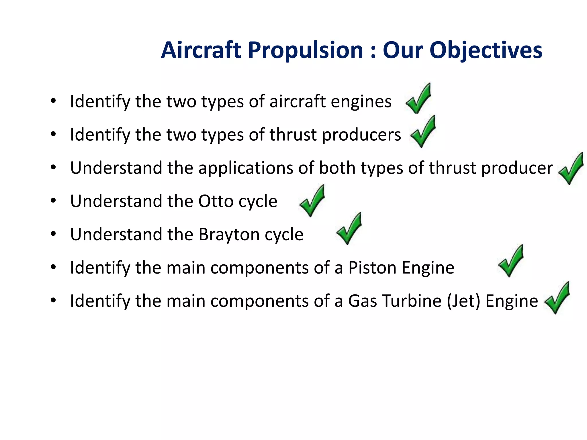 Aircraft propulsion | PPTX